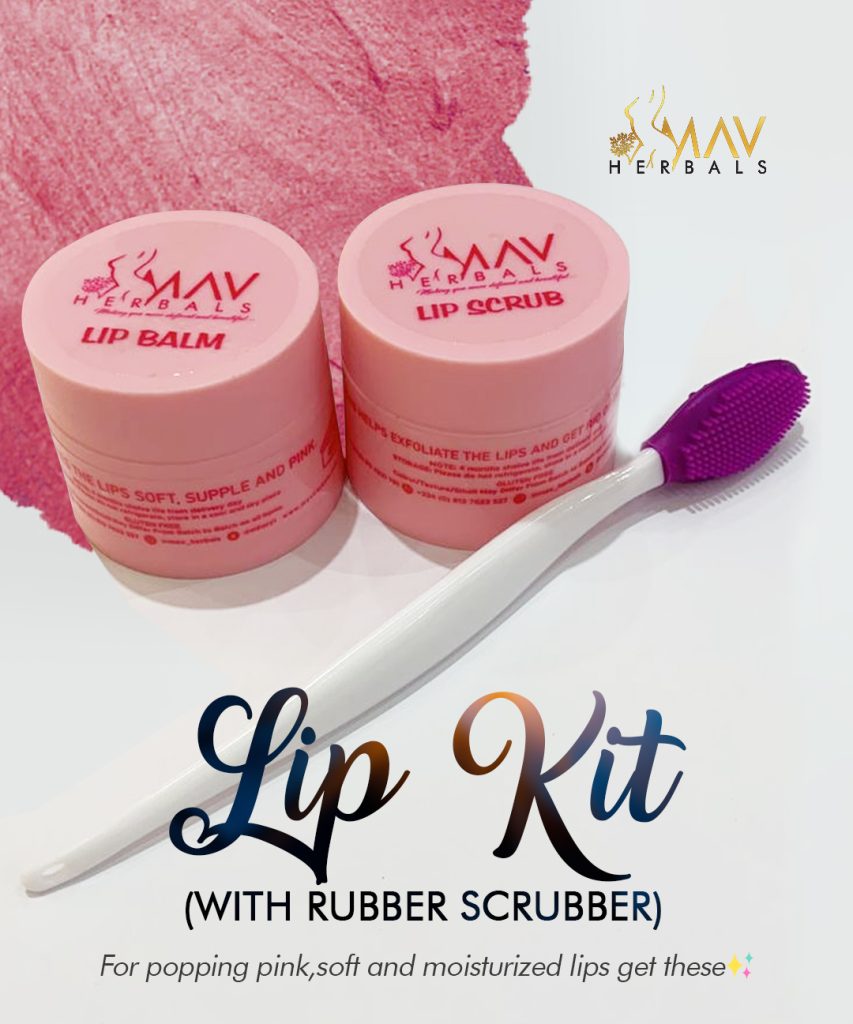 LIP KIT(with rubber scrubber) – Mav Herbals